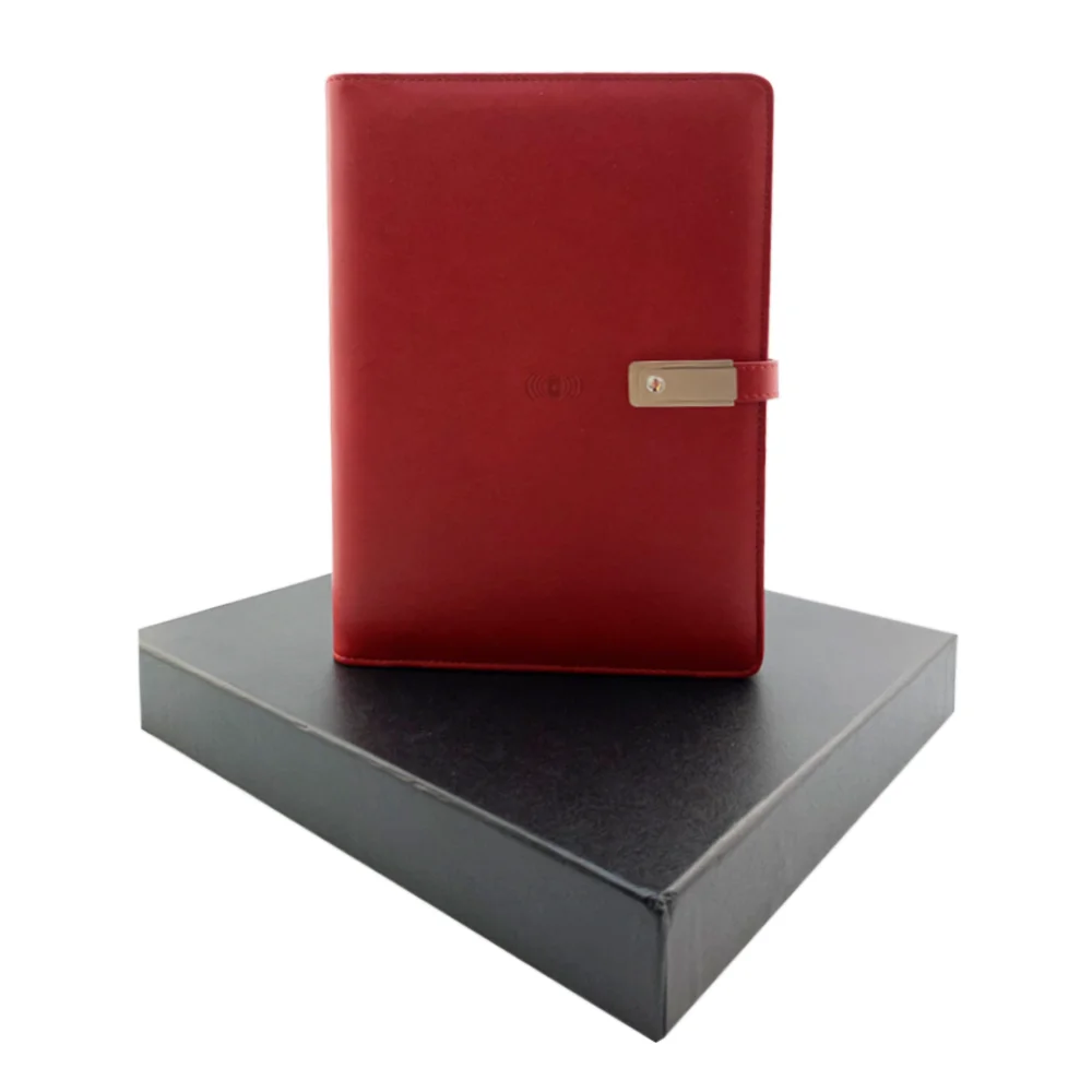 gift office a5 pu leather business powerbank notebook set with - 动态图库网