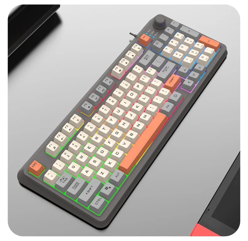 XUNFOX K82 Wired Keyboard - Ultimate Gaming Experience
