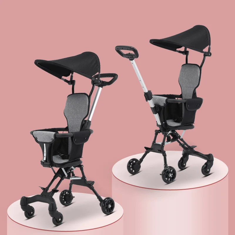 Walking Baby Artifact One-button Collection Car Light Folding Two-way ...