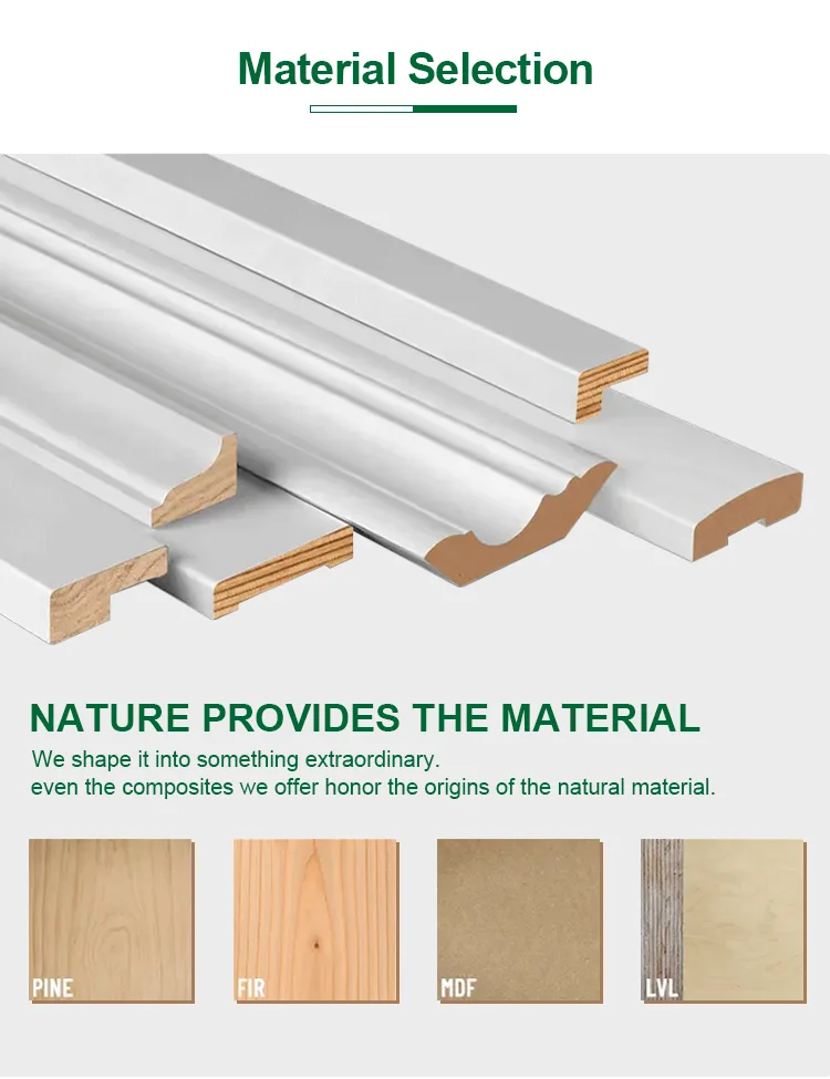 New Design Decorative Wood Moulding. Filling Gap Hospital Skirting ...