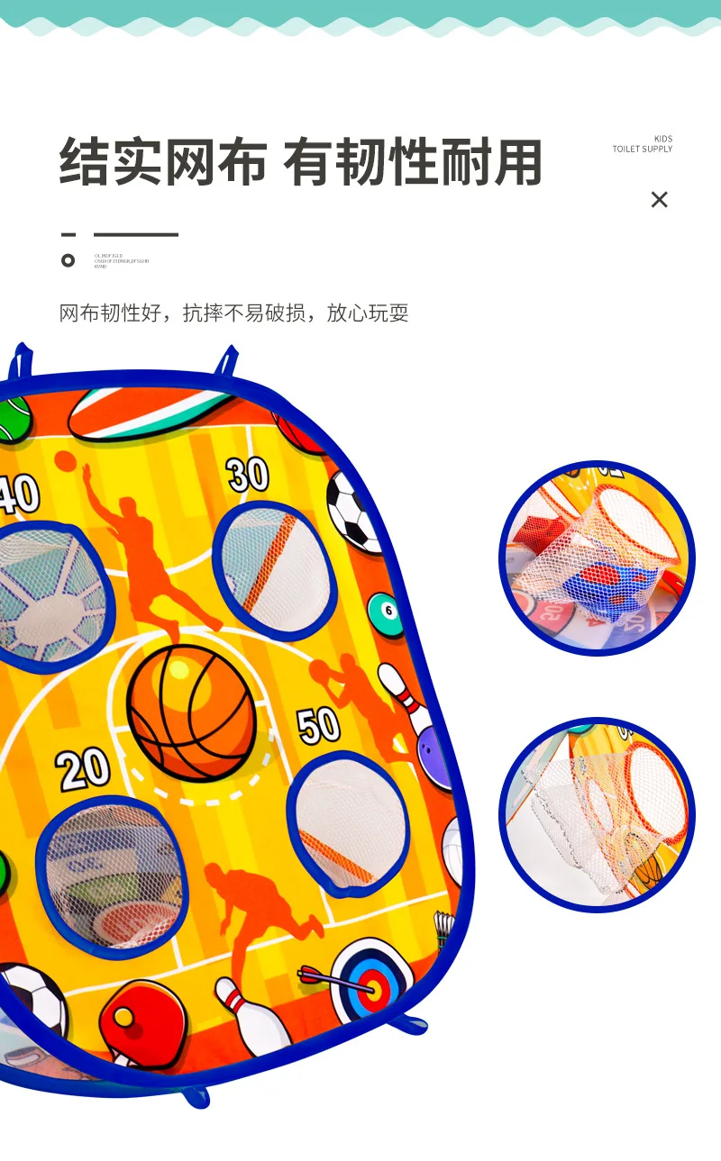 3 In 1 Tossing Game Board Indoor Outdoor Playing Darts Sandbag Throwing ...