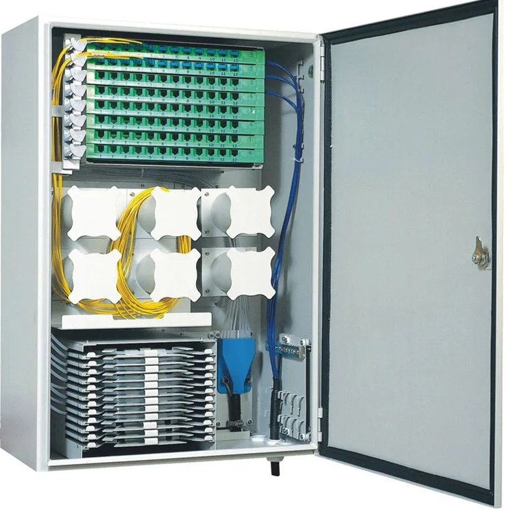 96/144/288/576 Cores Outdoor SMC Optical Splitter Cabinet