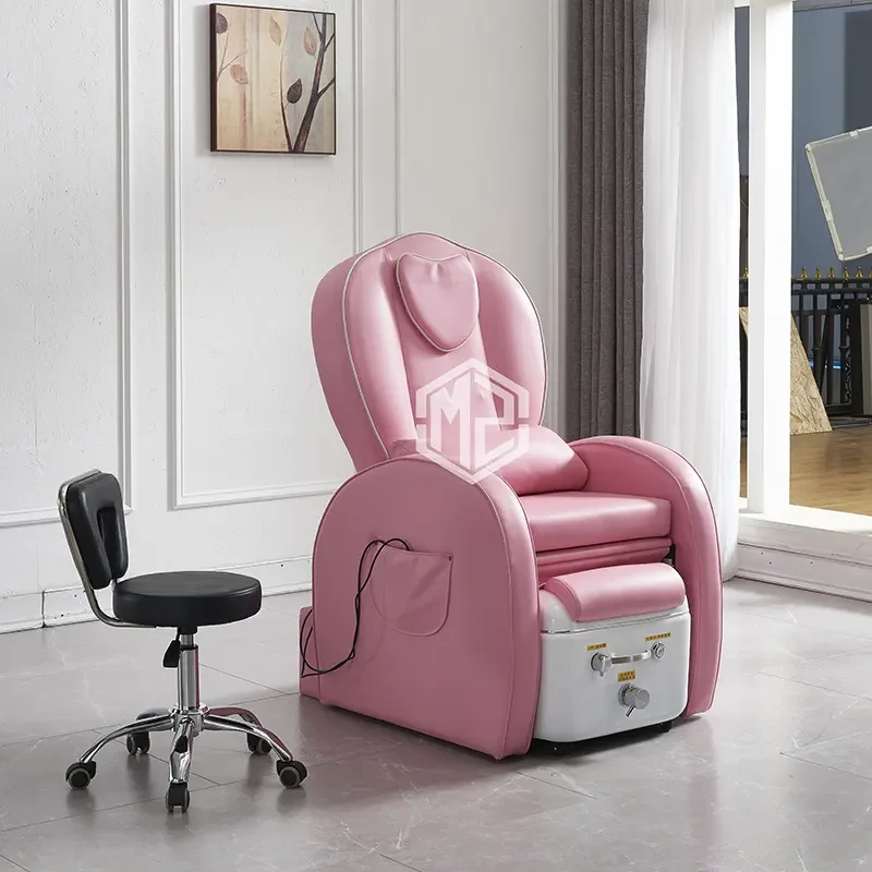 Hot Pink Leather Pedicure Spa Chair for Kids Color Can Be Customized ...