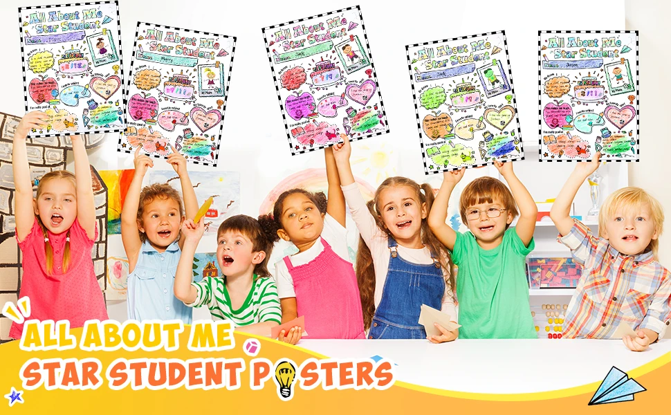 All About Me Posters - Star Student of the Week School Poster