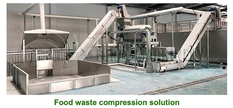 Auto Waste Food Dewatering Screw Press Coconut Coir Roller Press ...