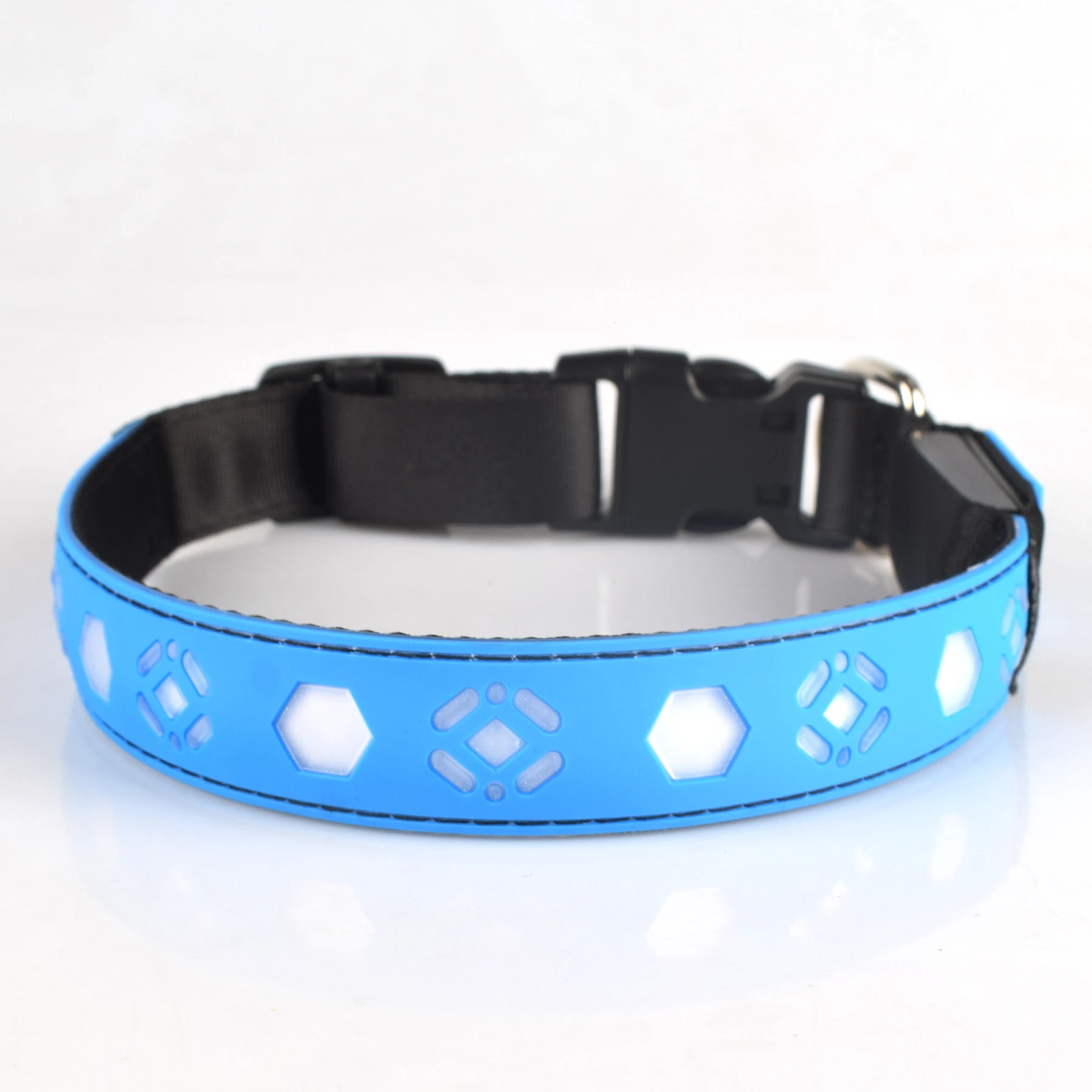 Usb Rechargeable Pet Collars Eco Friendly Adjustable Night Safety ...
