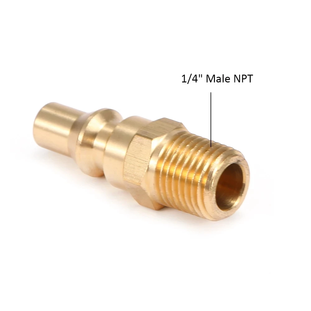 Brass NPT Natural Gas Quick Connect Fittings - Gas Stove Accessories