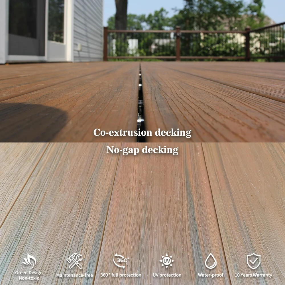 Dark Gray Composite Decking Complete Decking System Wpc Outdoor ...