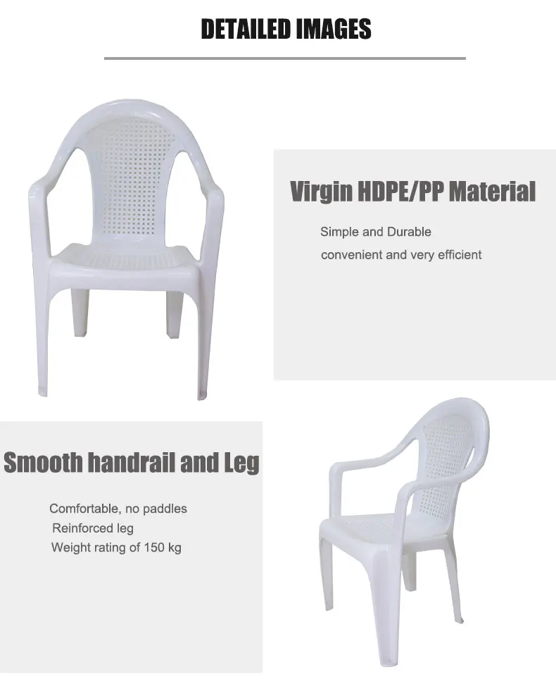 Black Plastic Garden Low Back Chair Stackable Patio Outdoor Party Seat ...