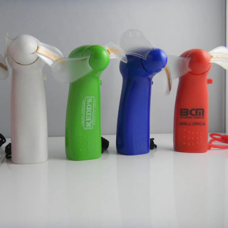 Custom LED Message Fan - Handheld Rechargeable Battery Powered Portable ...