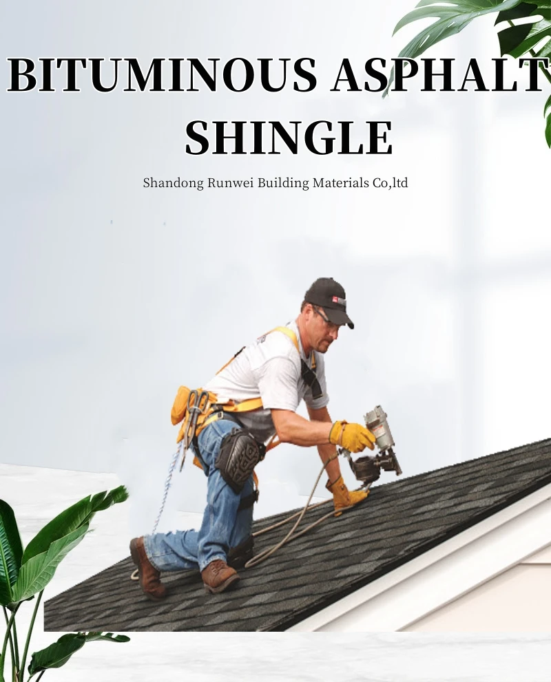 Modern Design Red Asphalt Shingle Roof Tile New Synthetic Resin Roll ...