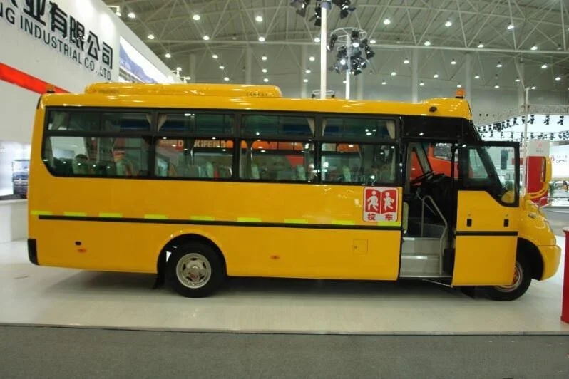 Yellow School Bus Dimensions 12m 37 Seats Dongfeng Luxury Coach Bus