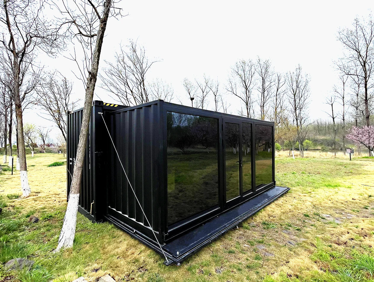 20FT Prefab Tiny Expandable Shipping Container House Luxury Push-Out ...