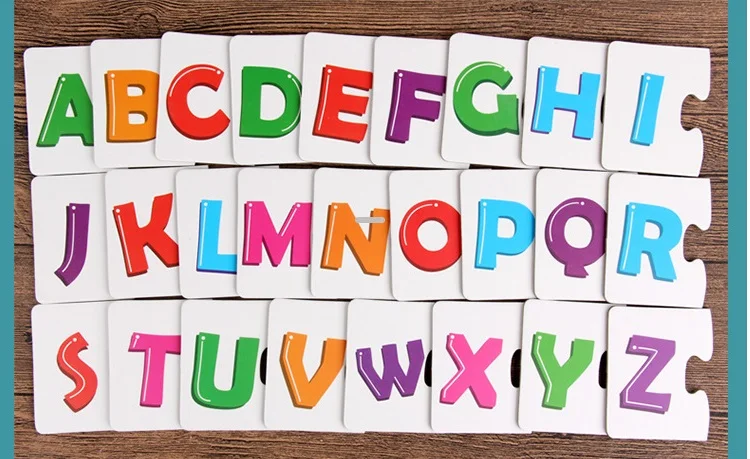 Educational Jigsaw Puzzle - Matching Uppercase & Lowercase Letters