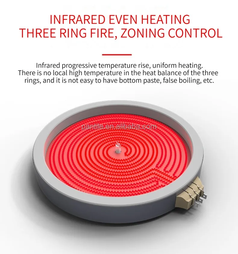 2200w Single Burner Touch Control Clay Pot Stove And Infrared Circuit ...