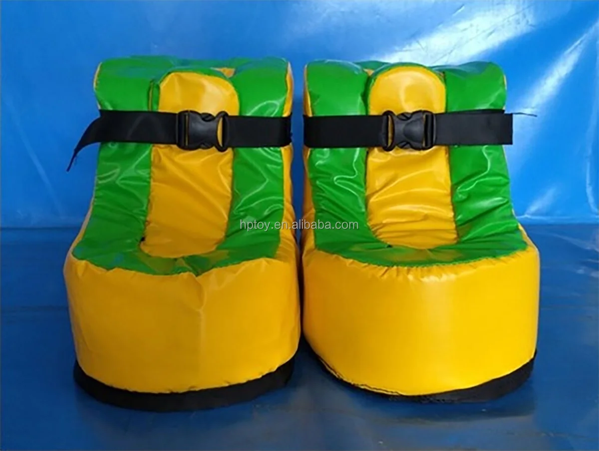 Giant Inflatable Bouncy Speed Soccer Shoes for Team Building