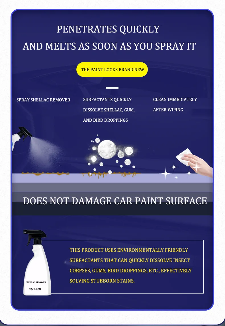 All Purpose Spray Removes Bug & Tar From Plastic,Rubber,Metal,Chrome ...