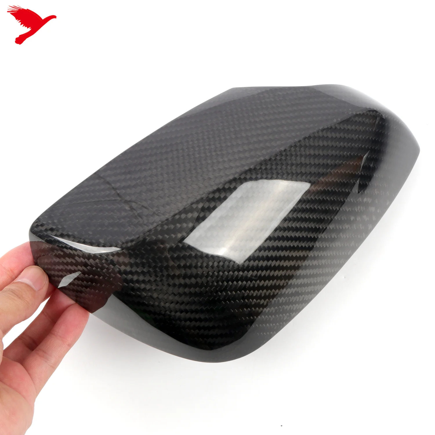 For Subaru WRX STi 2015-2021 Real Carbon Fiber Exterior Rear View Side ...