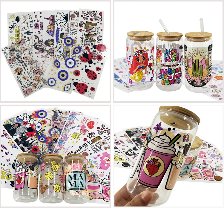 Personalized Plastic Die Cut Vinyl Transfer Label Stickers Printing 16 ...