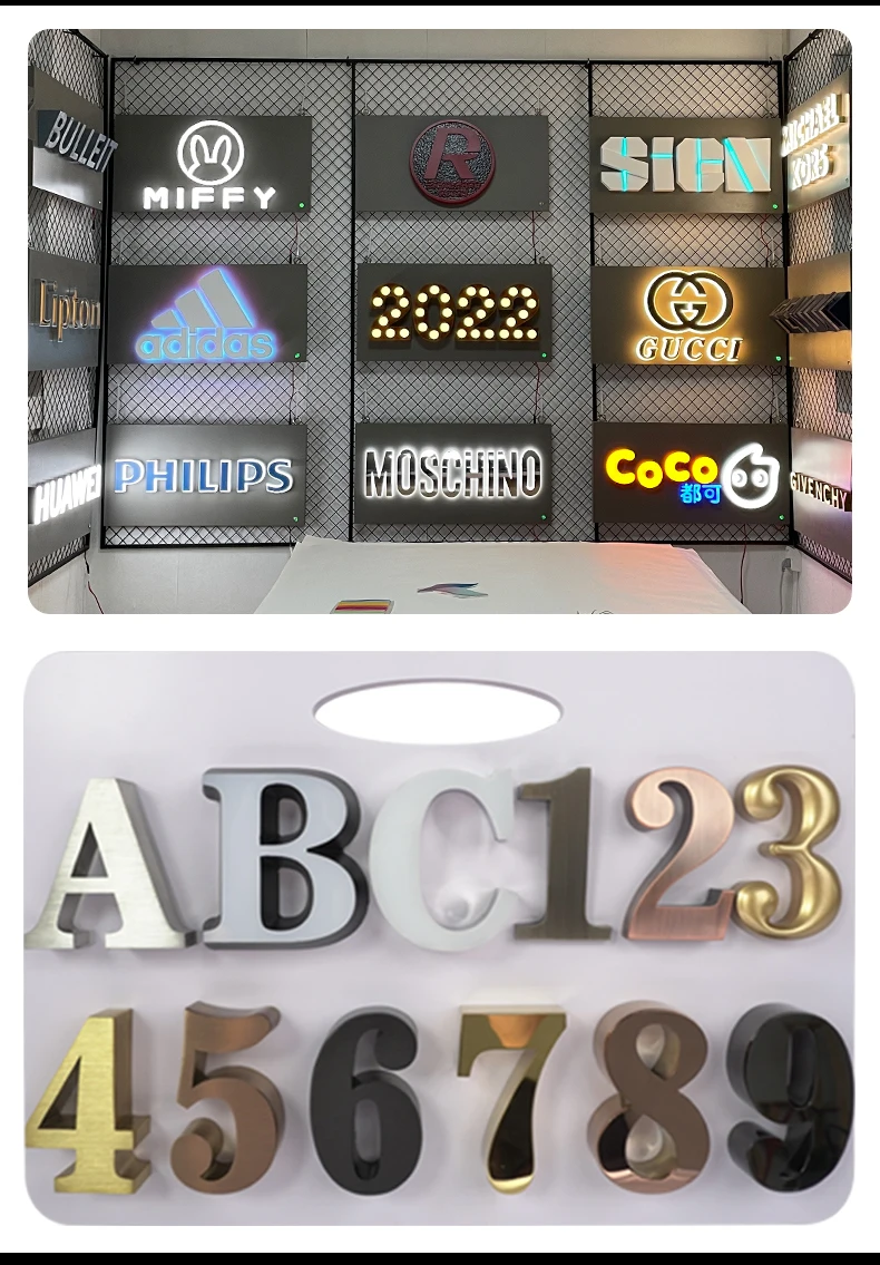 Factory Crafted 4ft Led Metal Letters With Bulbs Big Standing Lighted ...