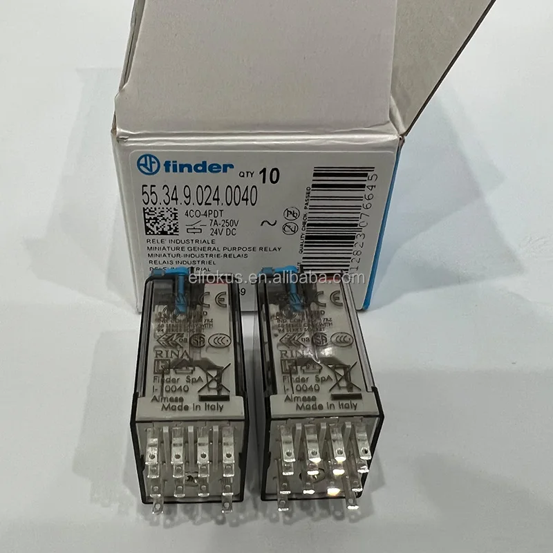 Finder Relay 55.34.9.024.0040 - Miniature Electromagnetic Relay