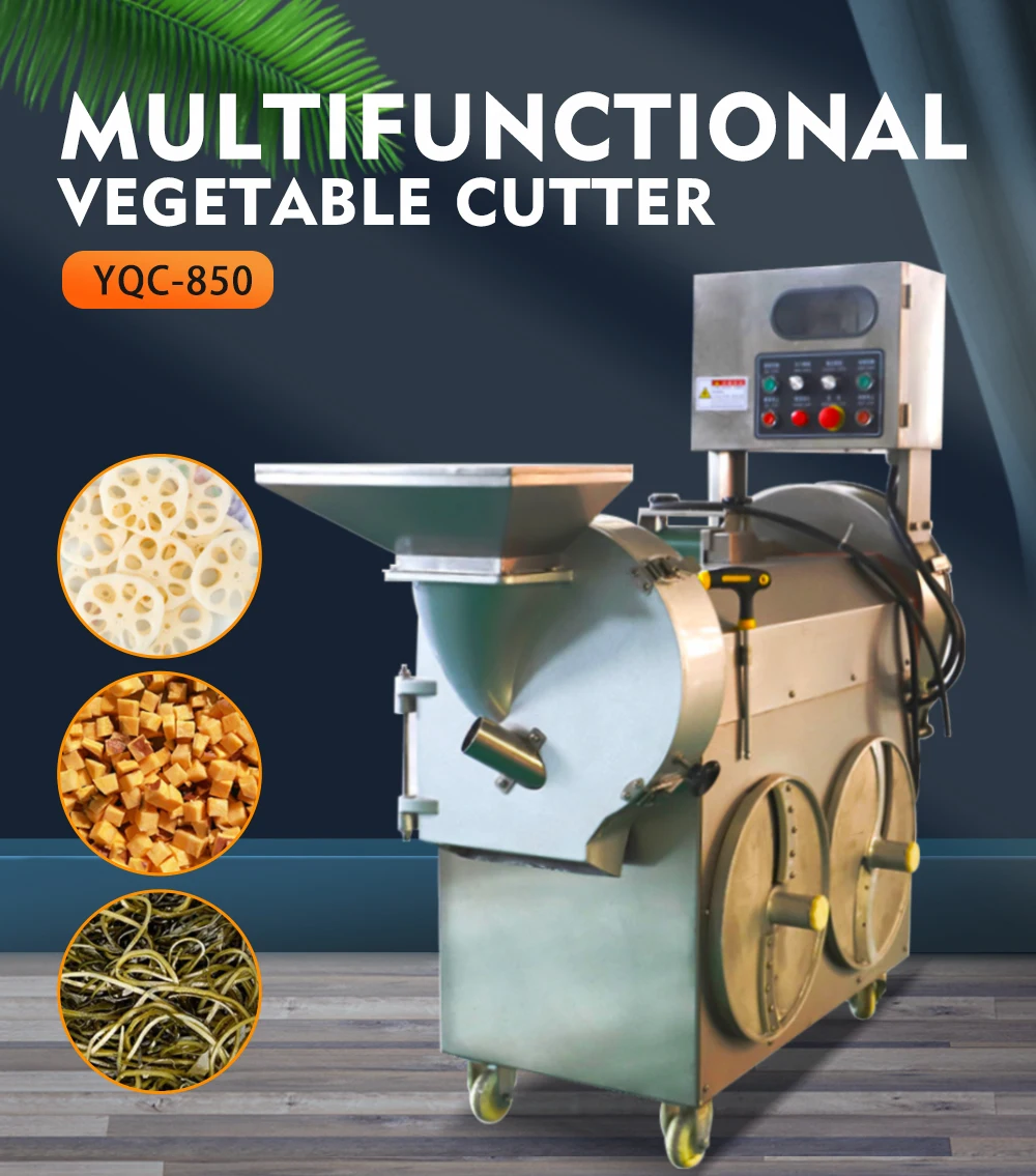 Leila Industrial Automatic Multi Functi Vegetable Cutter / Vegetable ...