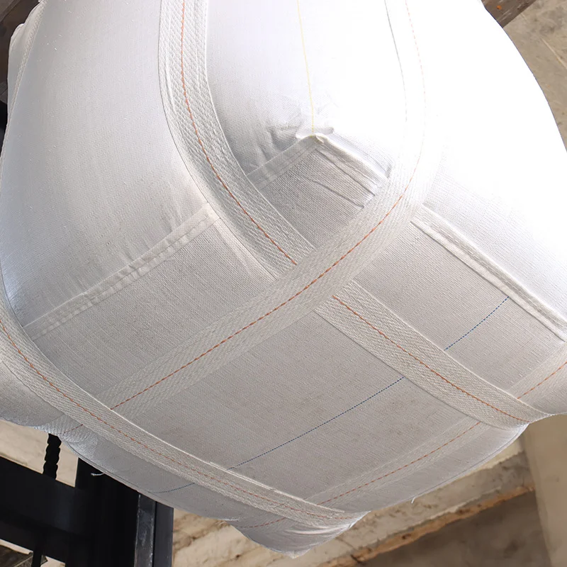 White Four-lift Bottom Woven Tonne Bag 1.5t Thickened Fibc Container ...