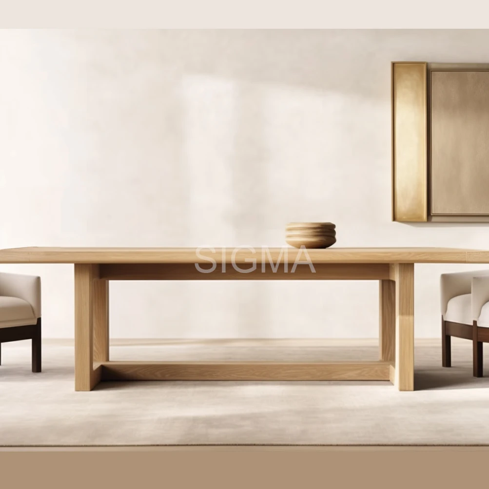 Hotel Table Solid Wood Modern Dining Tables and Chairs Dining Table Set ...