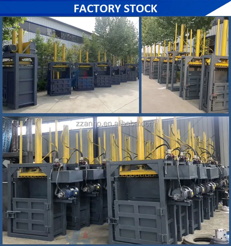 Hydraulic Carton Compress Baler /cardboard Baling Press /waste Paper ...