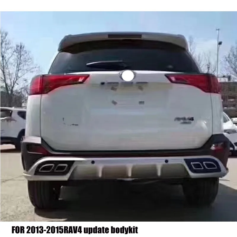 Body Kit Front & Rear Bumper Facelift Kit For Rav4 2013-2015 Model ...