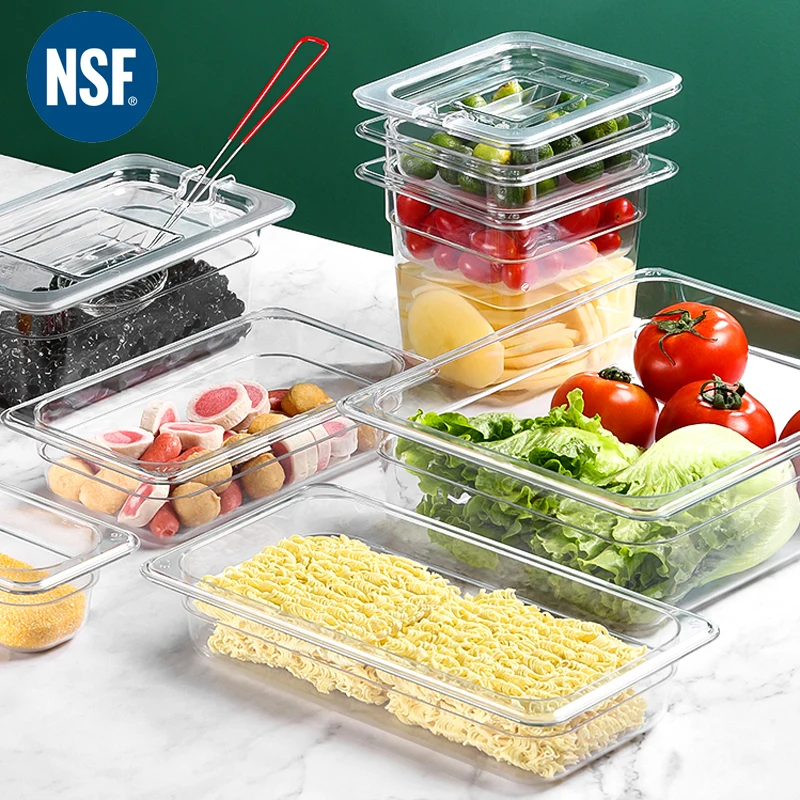 Food Grade Transparent Polycarbonate Plastic Gastronome Gn Measuring ...