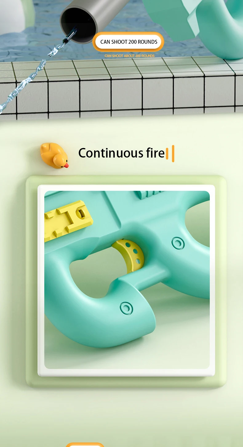 P90 Submachine Gun Large Capacity Electric Water Gun High Pressure ...