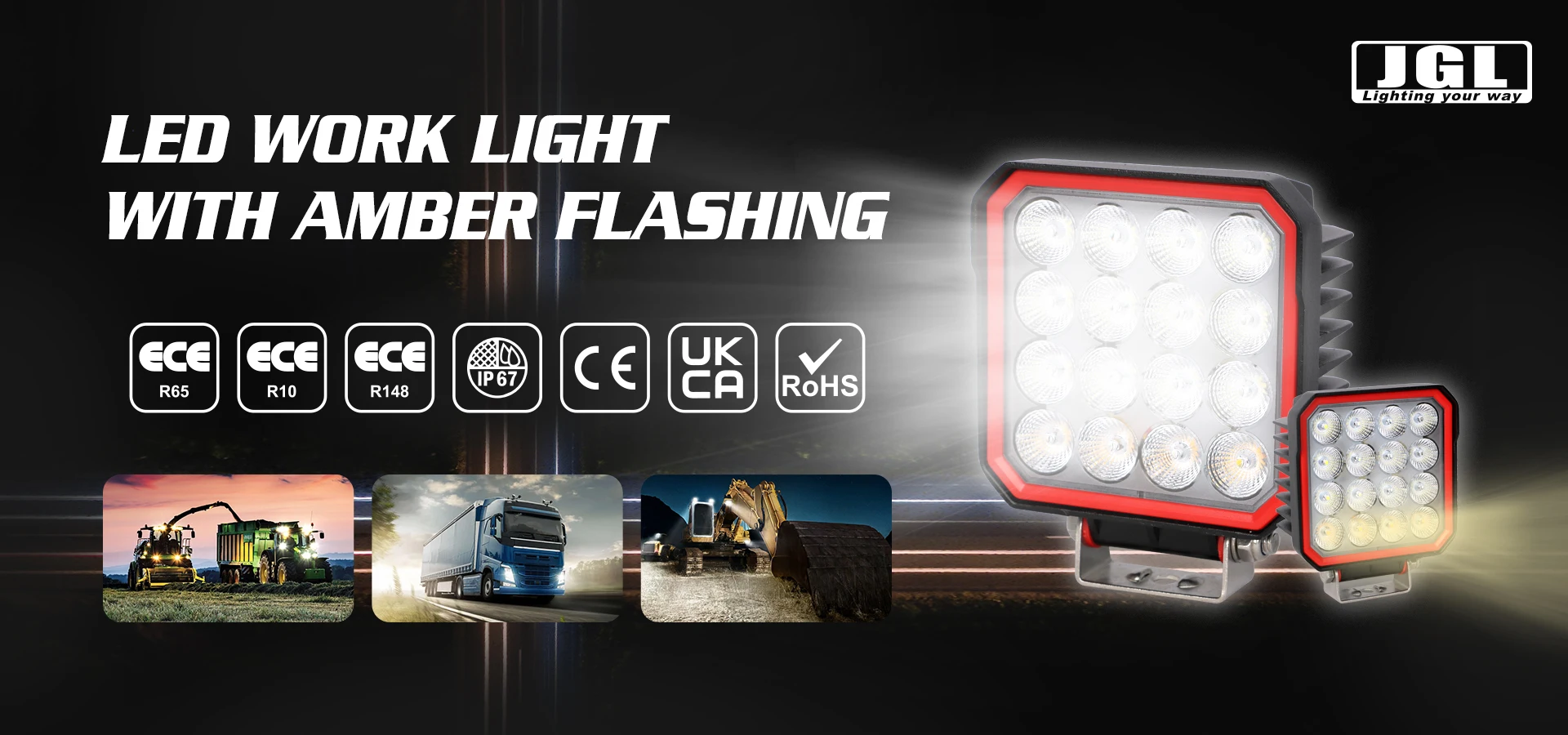 Adr Approved 48w Auto Led Work Light Square Spot Lights Off-road Lights ...
