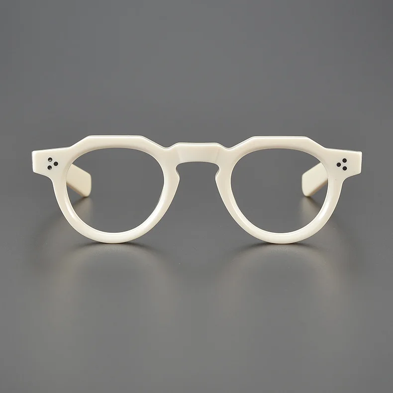 White Tortoise Shell Glasses - Thick Acetate Frames