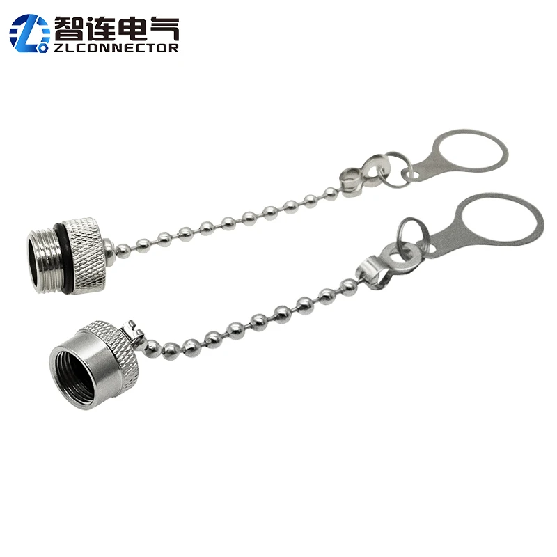 Alibaba.com: M12 Metal Female Male Dust Cover with Chain Protection Cap ...