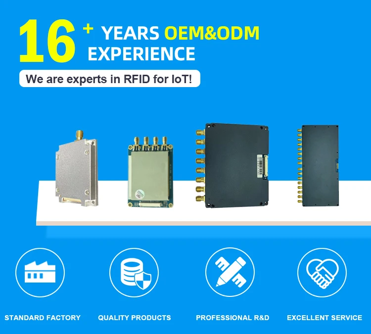 Syncotek High Performance ISO18000-6C 860-960Mhz Long Distance 4 Ports ...