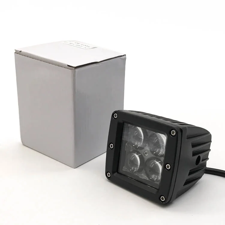 4d Lens Led Tractor Truck Fog Light Offroad 12w Led Work Light 12-30v ...
