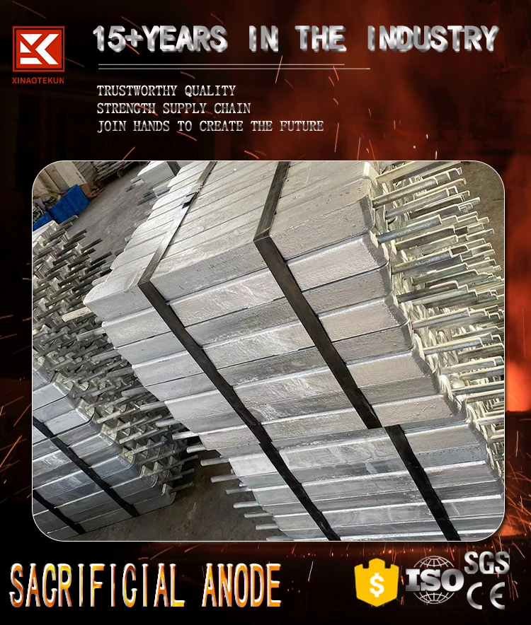 Antiseptic Zinc-aluminum-magnesium Sacrificial Anodes For Ballast Tanks ...