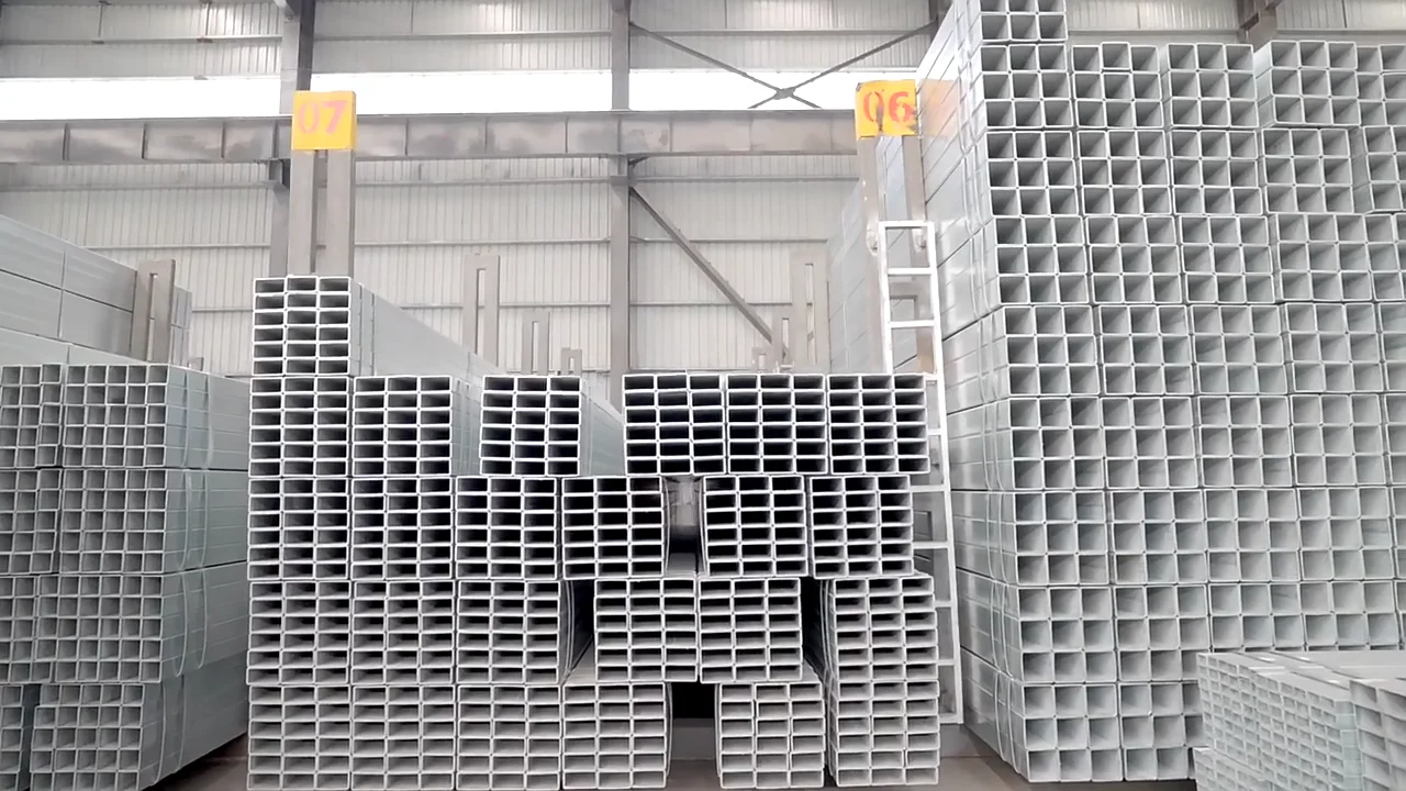Welded Pre Galvanized Shs Chs Rhs Rectangle / Square Gi Pipe Galvanized ...