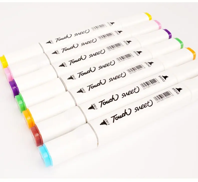 Professional Drawing Pens Dual Tip Alcohol Based Ustomizable For Work ...