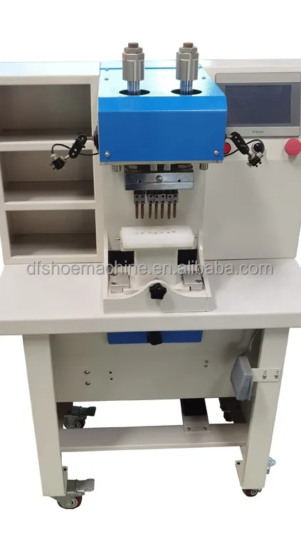 Footwear Sneaker Shoes Making Upper Vamp Automatic Leather Eyelet Hole ...