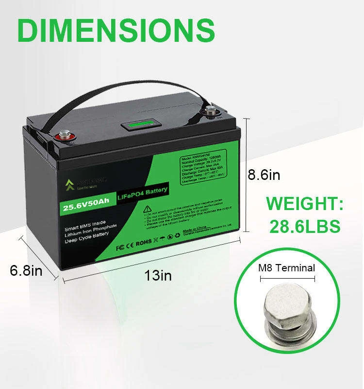 LAVIEPOWER 24V Lifepo4 Battery - 100ah to 500ah Capacity