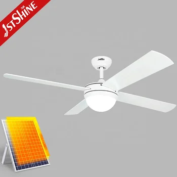 1stshine Led Ceiling Fan 24v Solar Power Energy Efficient Dimmable ...