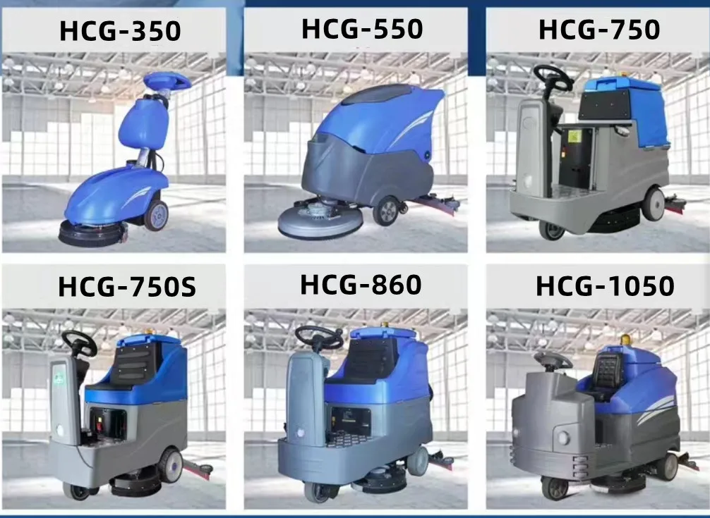 Cheap Electric Cleaning Machine Floor Scrubber Machine Ride-On/ Hand ...