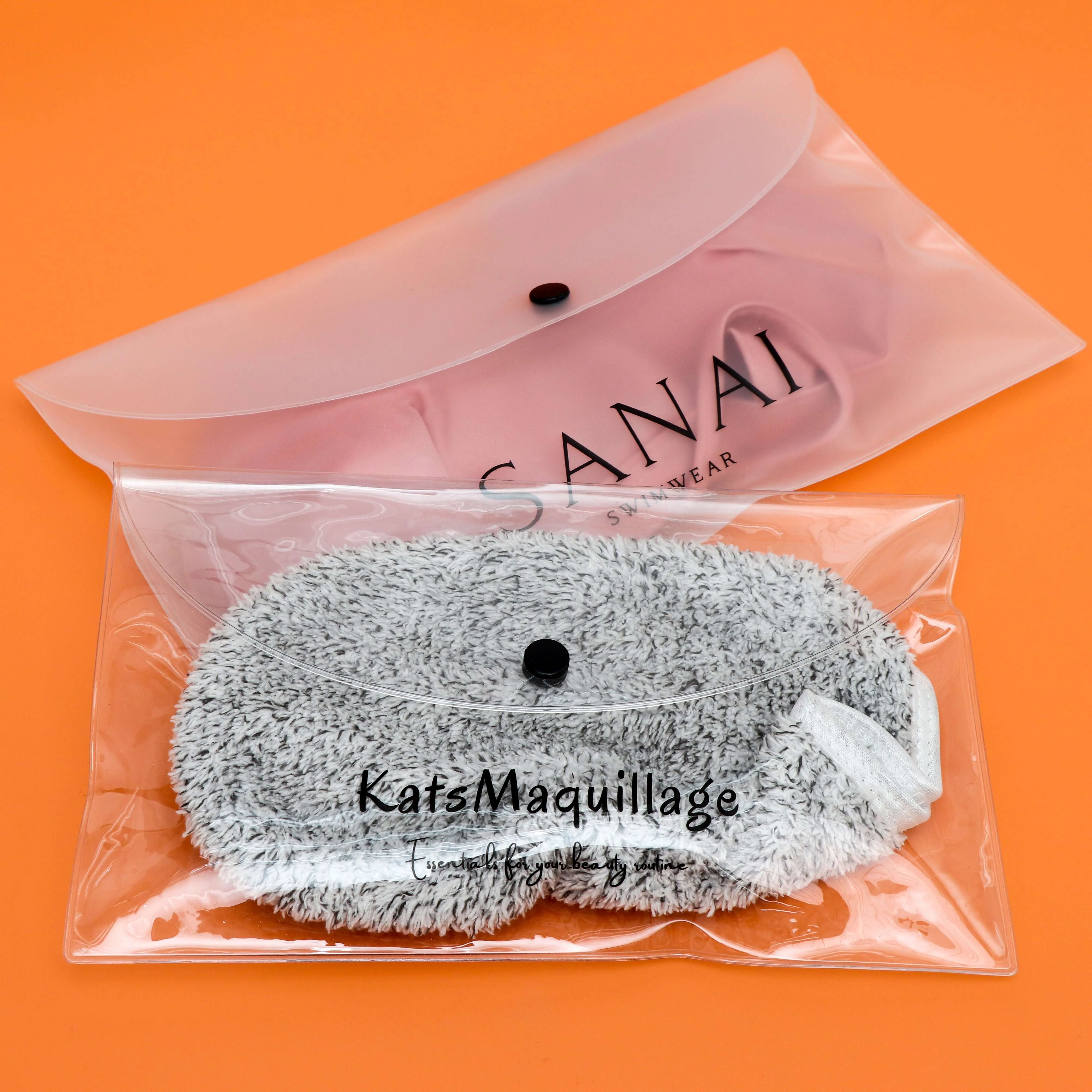 Frosted Swimwear Packaging - Custom PVC Envelope Pouch
