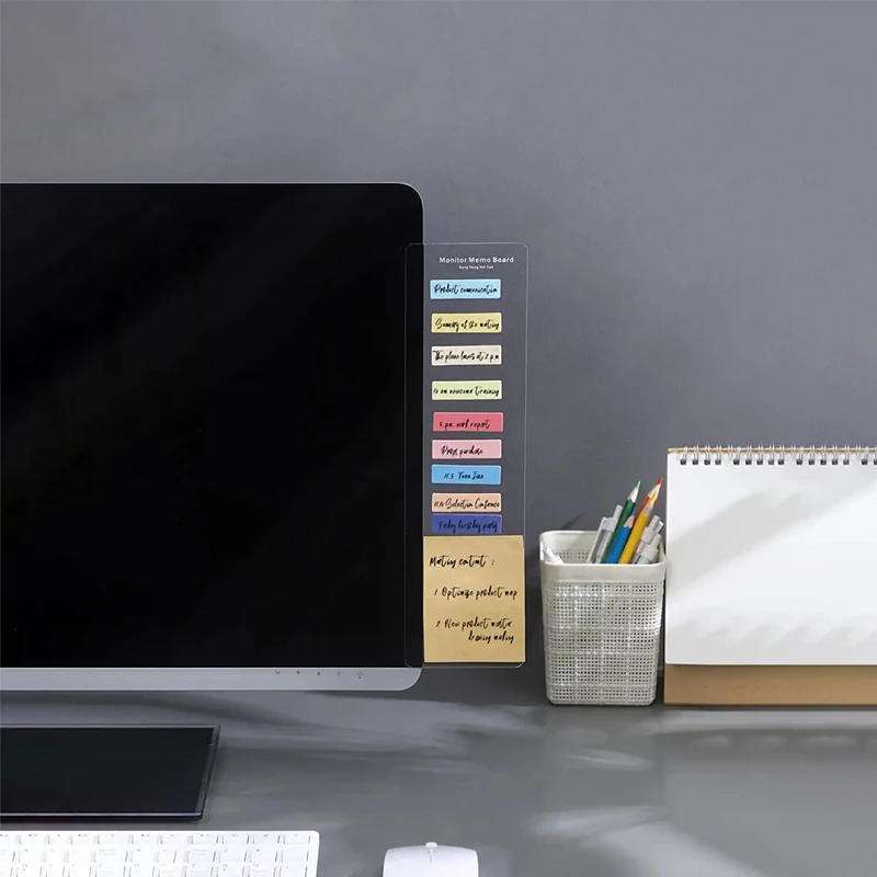 Acrylic Monitor Memo Board Custom Acrylic Monitor Computer Massage ...