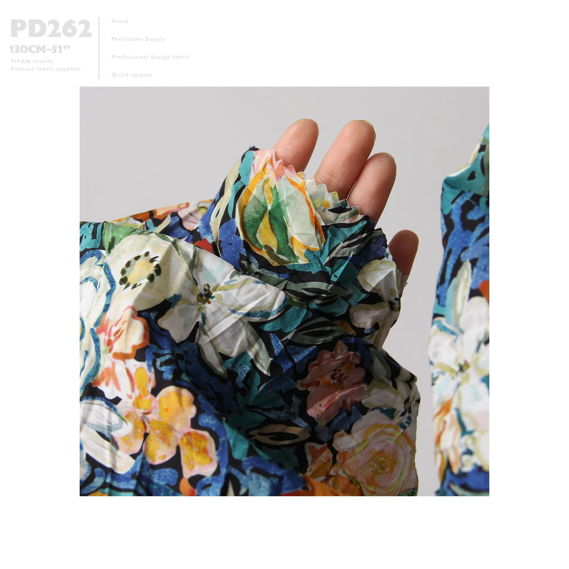 Cotton Ruffled Shirt Dress Home Textile Children's Fabric Printed Fabric Fabrics For Clothing ...