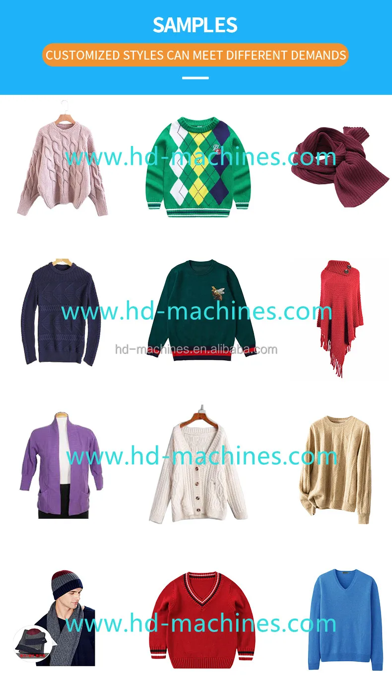 Arrow Star Double System Computerized Flat Knitting Machine for ...