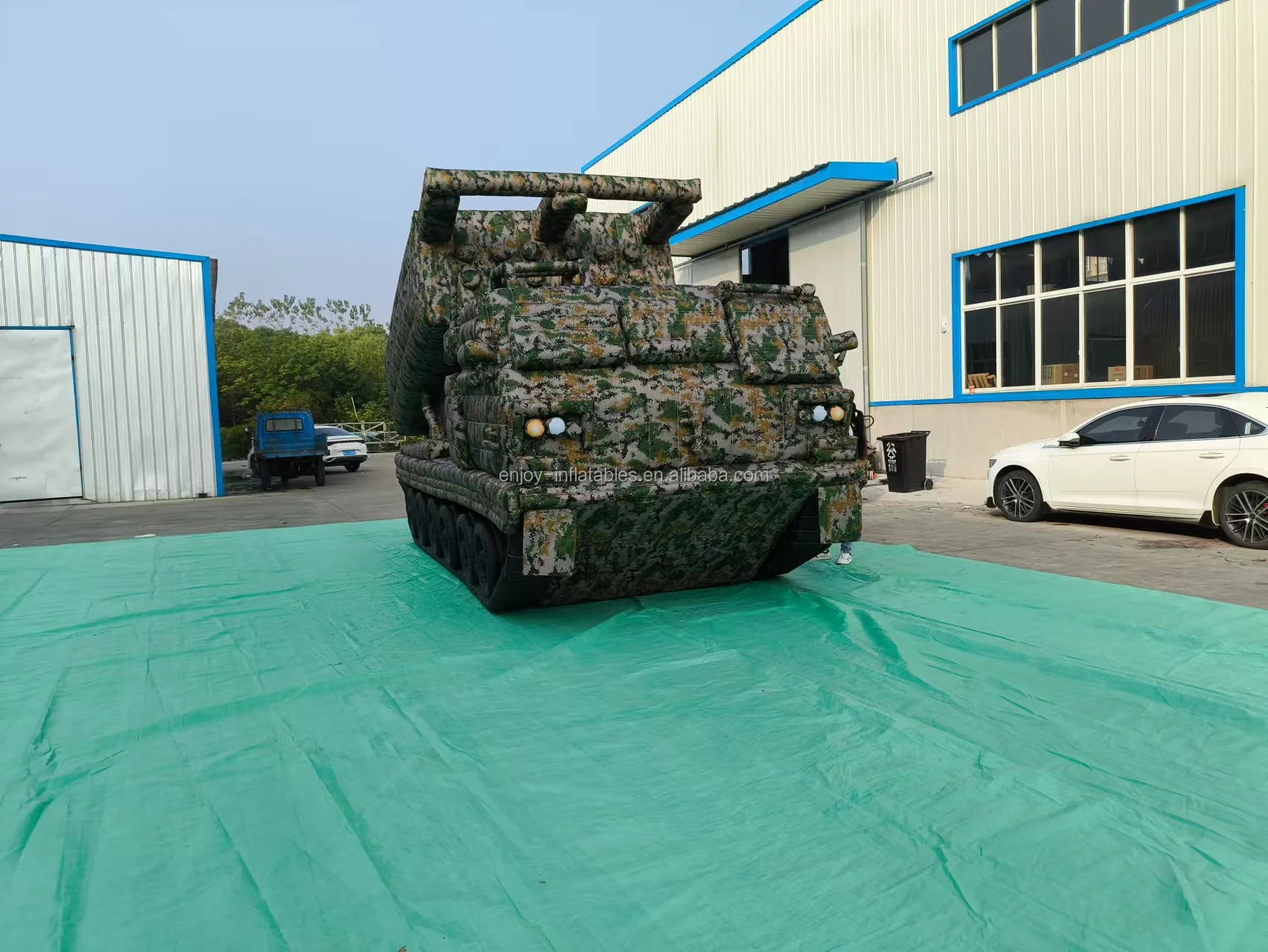 Military Themed Decorations Giant Inflatable Decoy tank Balloon Outdoor ...