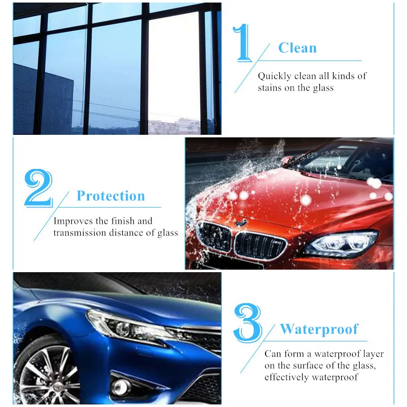 10PCS (1PCS=4L Water)Car Solid Wiper Fine Seminoma Wiper Auto Window ...